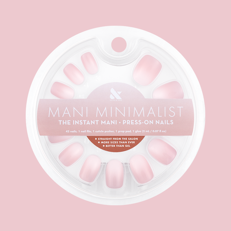 Pink Syrup Gradient - Press-On | Extra Short | Round – Olive and June