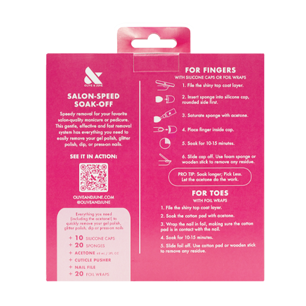 Salon-Speed Soak-Off Kit – Olive and June