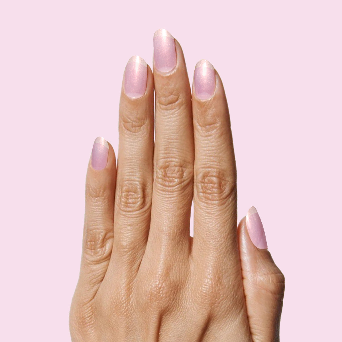 Pink Goldfish - a long lasting pink iridescent nail polish – Olive and June