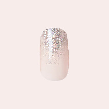 Exclamation Point Glitter Gradient Press-Ons | Squoval | Short – Olive ...
